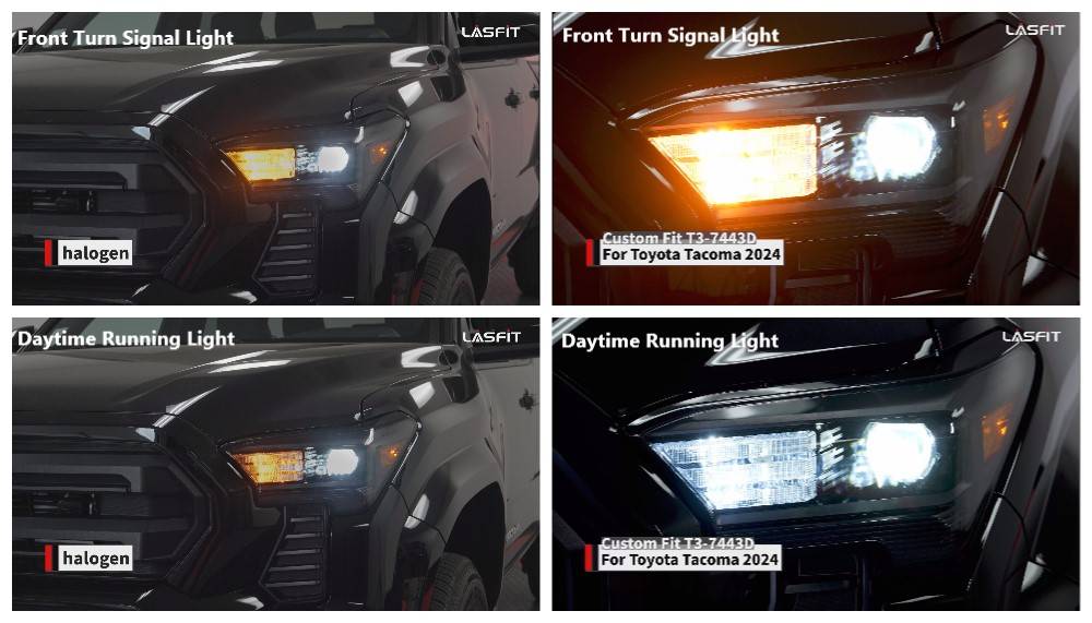 Fit for 2024-2025 Toyota Tacoma 7444 LED Front Turn Signal Light | T3